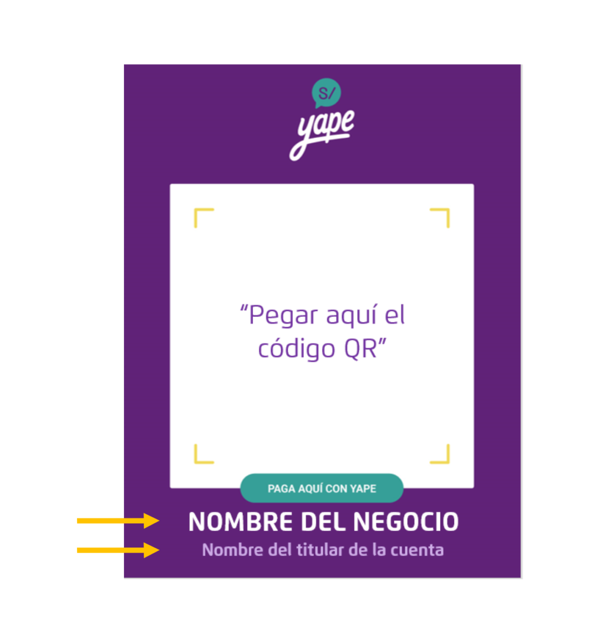 Plantilla de Yape y Plin QR [Descargar GRATIS]