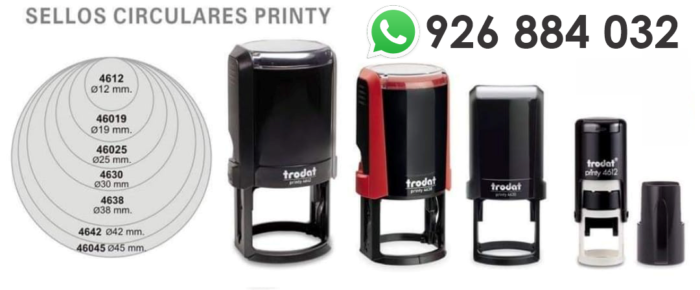 Sello Circular TRODAT 46019 (ø 19mm) + Plantilla – Delivery Lima y ...