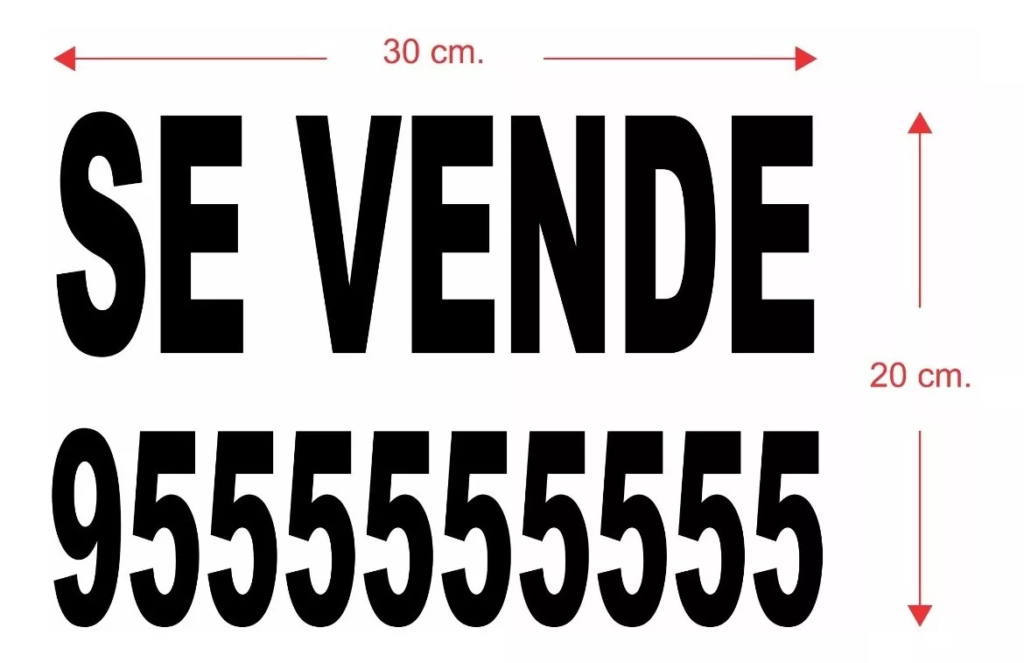 STICKER PARA AUTO: SE VENDE - Ahorra Tiempo y Dinero