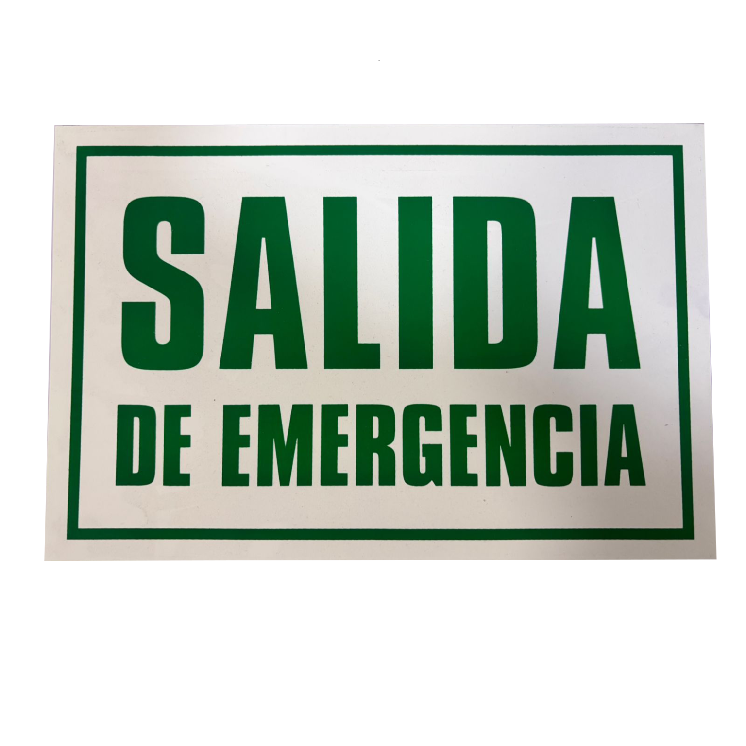 Señaletica Salida de Emergencia Fotoluminiscente - Ahorra Tiempo y Dinero